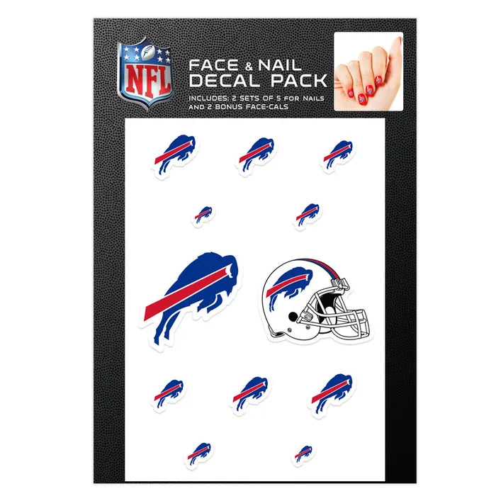 Buffalo Bills Face & Nail Decal Pack – Store716