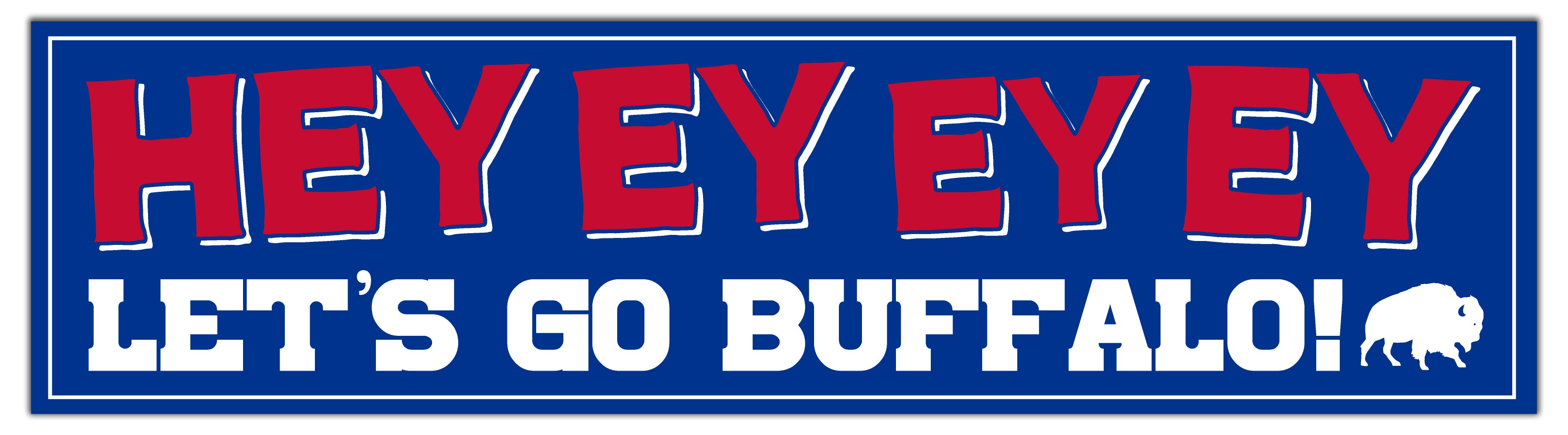 Hey Ey Ey Ey bumper sticker – Store716