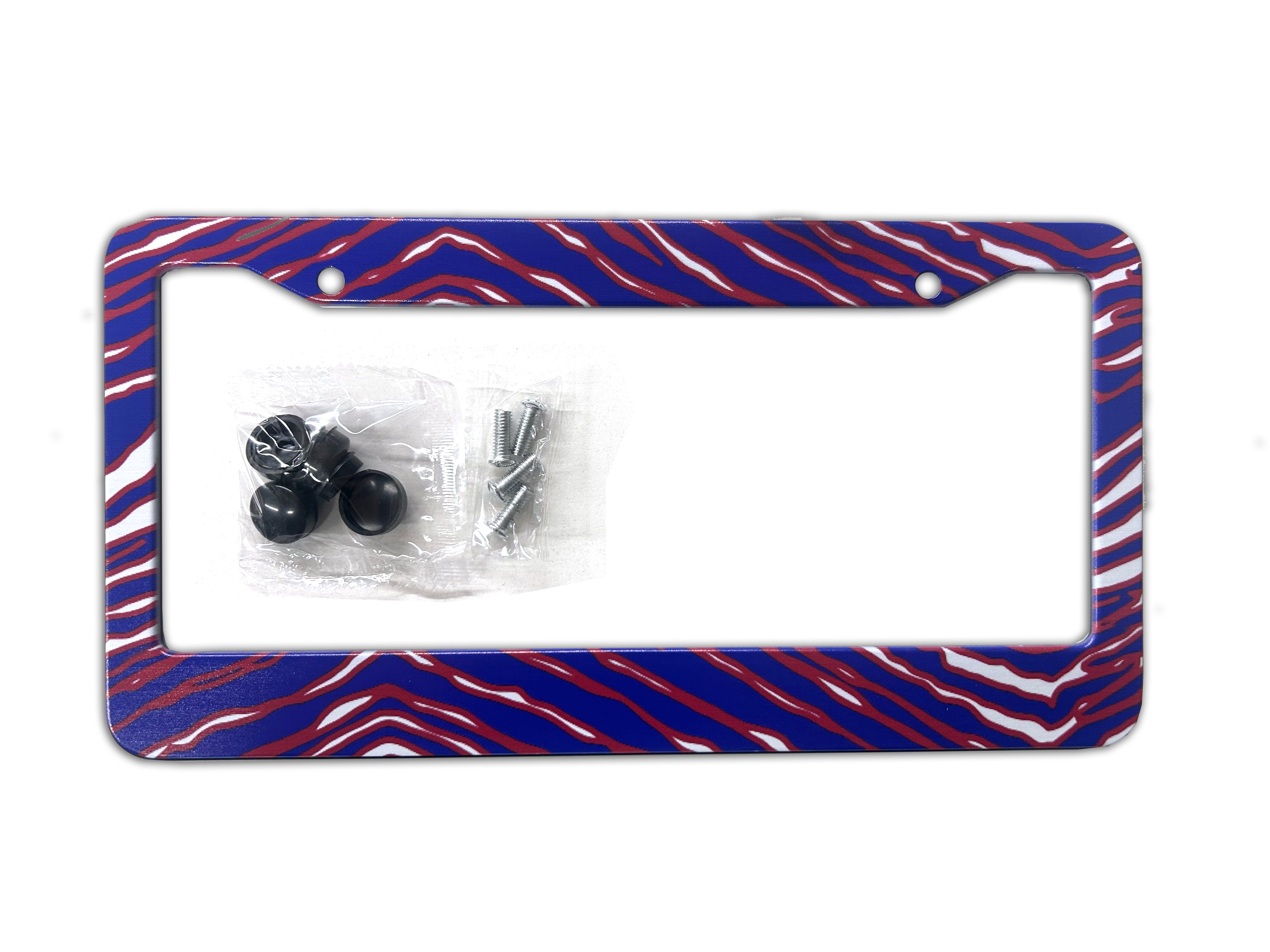 Mafia Stripes Metal License Plate Frame – Store716